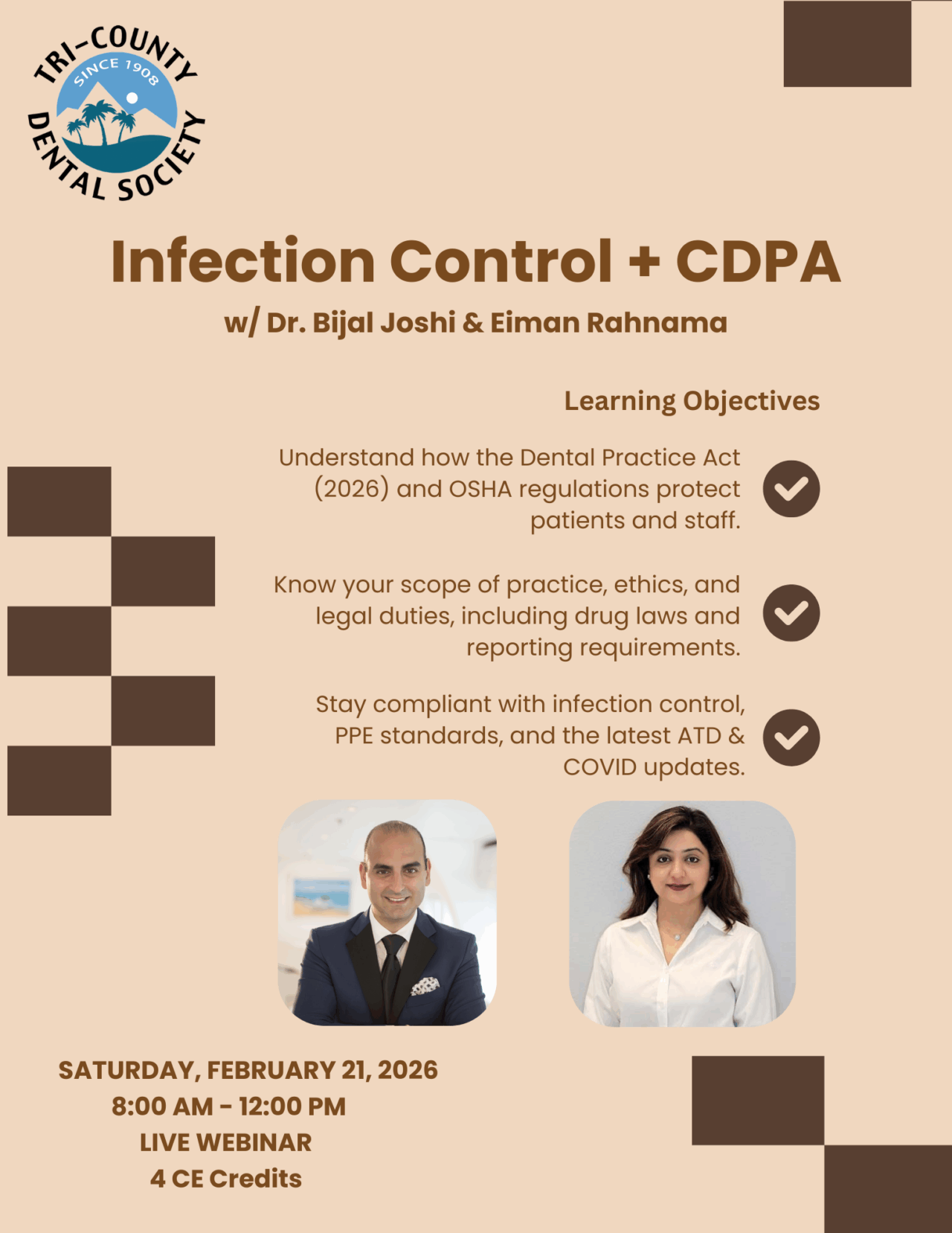 Infection Control and CDPA - Tri-County Dental Society