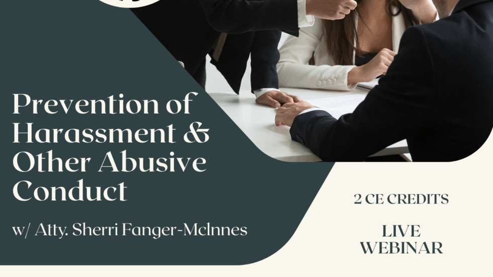 Prevention of Harassment and Other Abusive Conduct - Tri-County Dental ...
